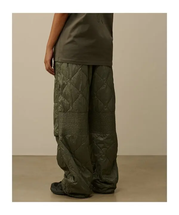 C.P. COMPANY Lens-detail Quilted Trousers
