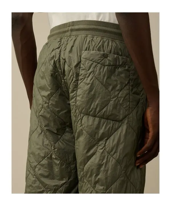 C.P. COMPANY Lens-detail Quilted Trousers