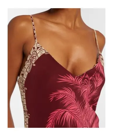 Johanna Ortiz Printed Silk Slip Dress