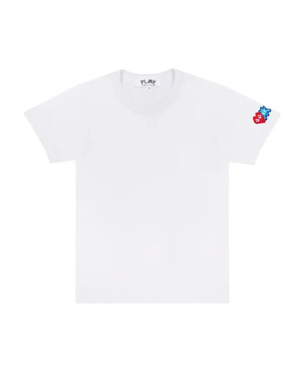 Play Comme Des Garcon Comme Des Garçons Play Logo Patch Crewneck T-shirt