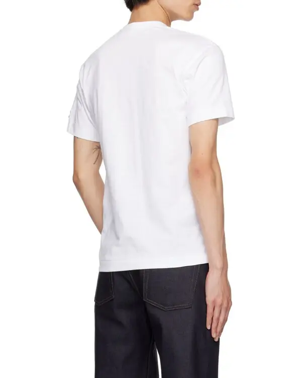 Play Comme Des Garcon Comme Des Garçons Play Logo Patch Crewneck T-shirt