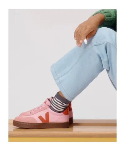 VEJA Volley Leather V-logo Sneakers