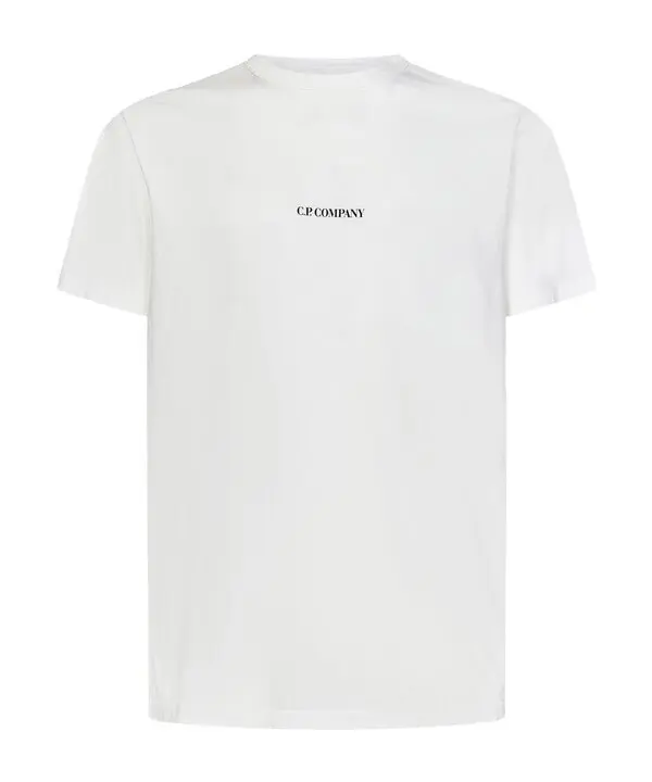 C.P. COMPANY Logo-printed Crewneck T-shirt - White