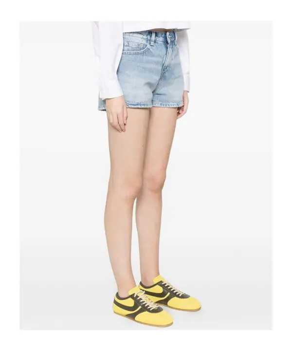 ICON DENIM LOS ANGELES Denim Shorts With Belt Loops