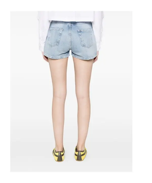 ICON DENIM LOS ANGELES Denim Shorts With Belt Loops