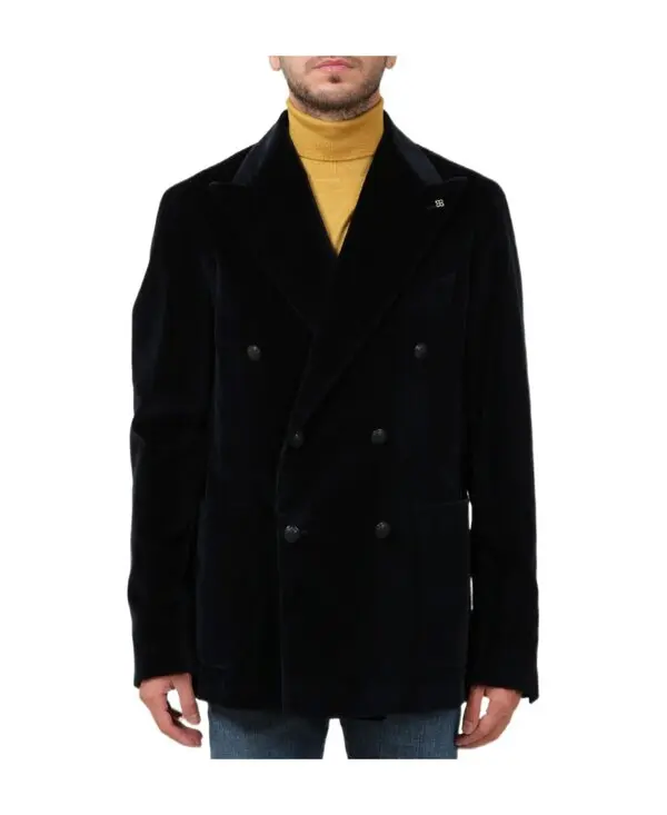 Tagliatore Double-breasted Long-sleeved Suit Jacket