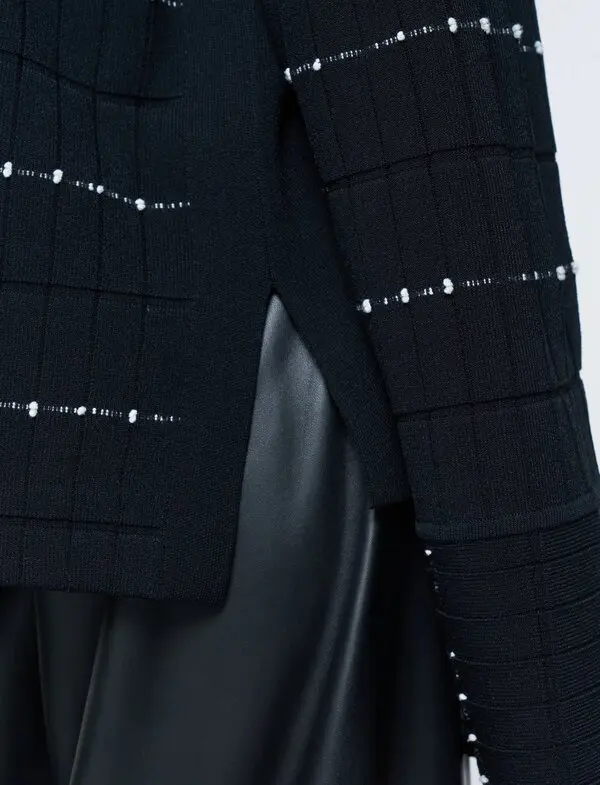JOSEPH Fragmented Stripe Cardigan