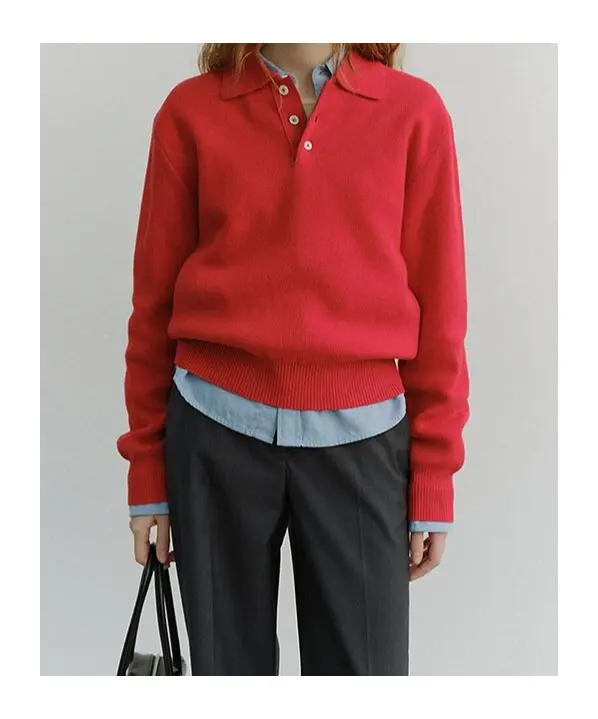 DUNST Button Collared Polo Shirt