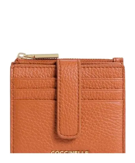COCCINELLE Logo Lettering Zipped Wallet