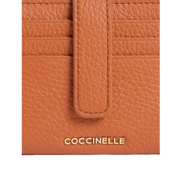 COCCINELLE Logo Lettering Zipped Wallet