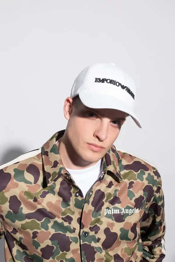 Emporio Armani Logo Embroidered Baseball Cap