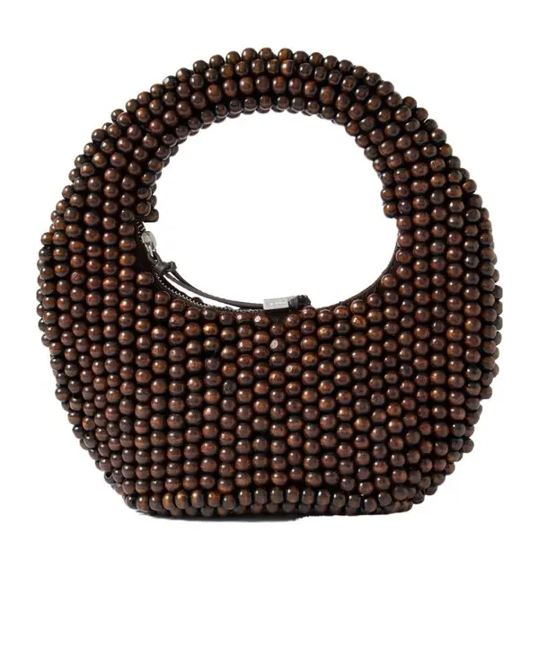 Staud Reef Beaded Top-handle Bag