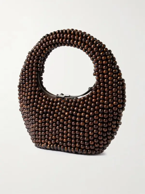 Staud Reef Beaded Top-handle Bag