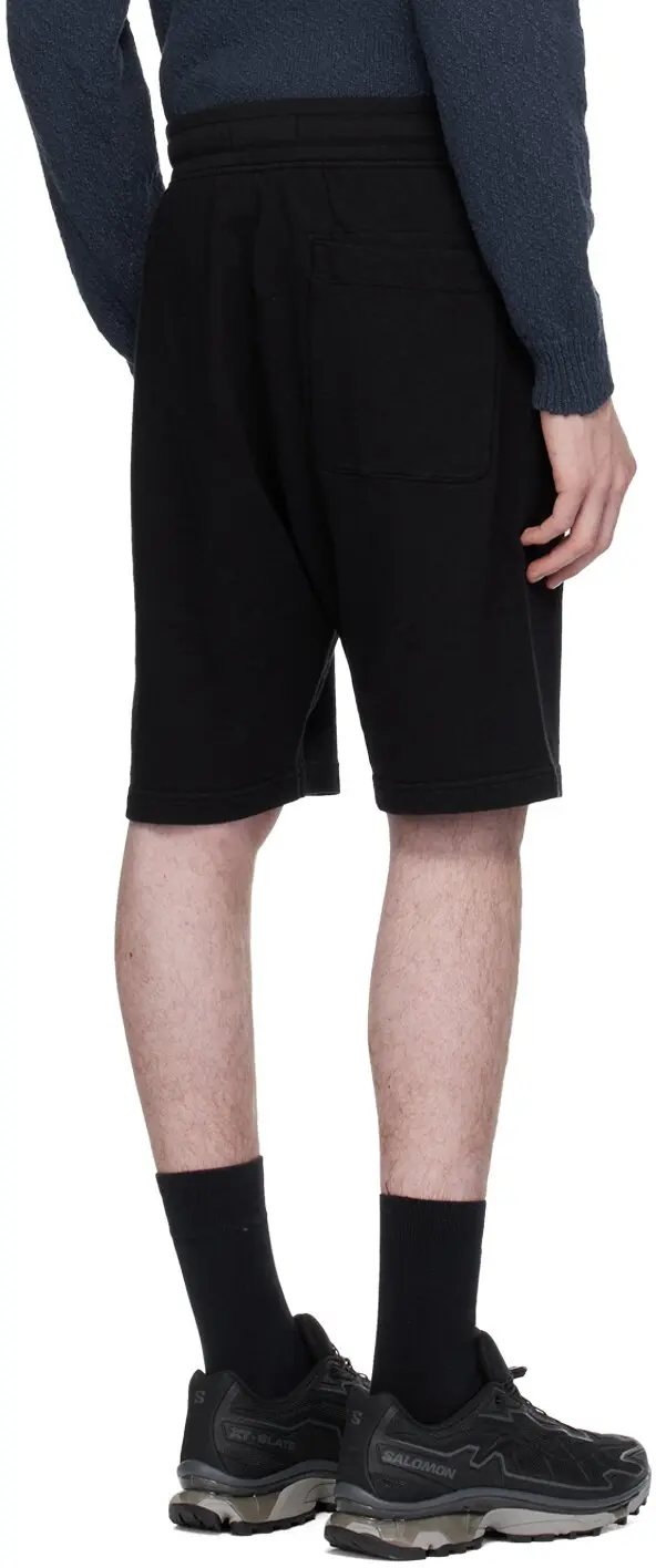 Stone Island Logo Patch Drawstring Bermuda Shorts