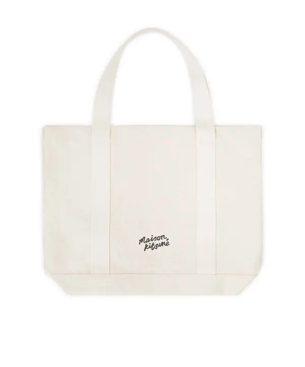 Maison Kitsuné Fox Head Printed Large Tote Bag