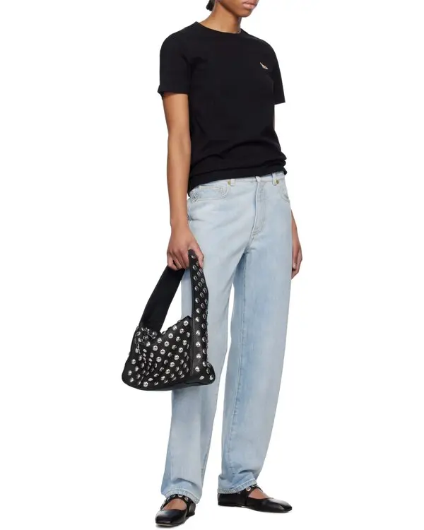 Maison Kitsuné Bold Fox Head Patch Crewneck T-shirt