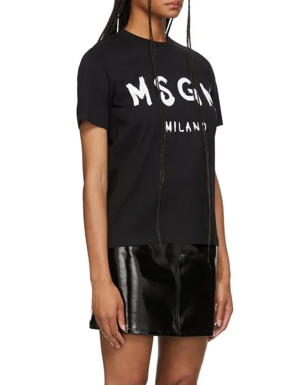MSGM Brush Logo T-shirt