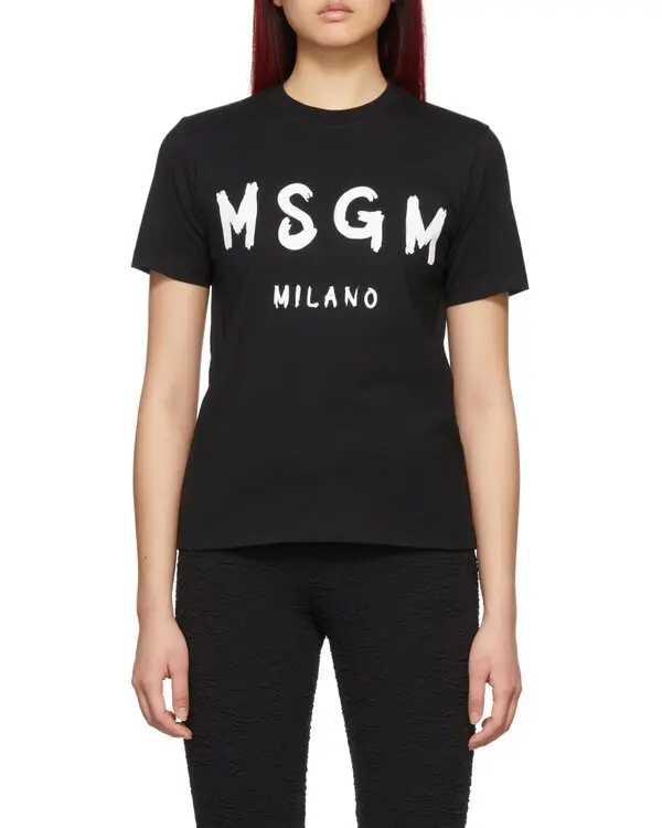 MSGM Brush Logo T-shirt