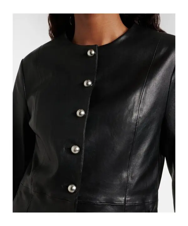 Nour Hammour Parlor Leather Jacket