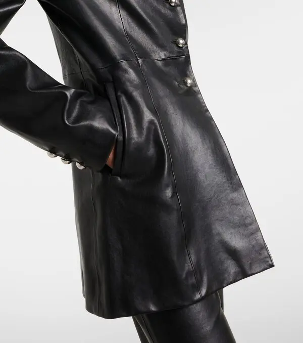 Nour Hammour Parlor Leather Jacket