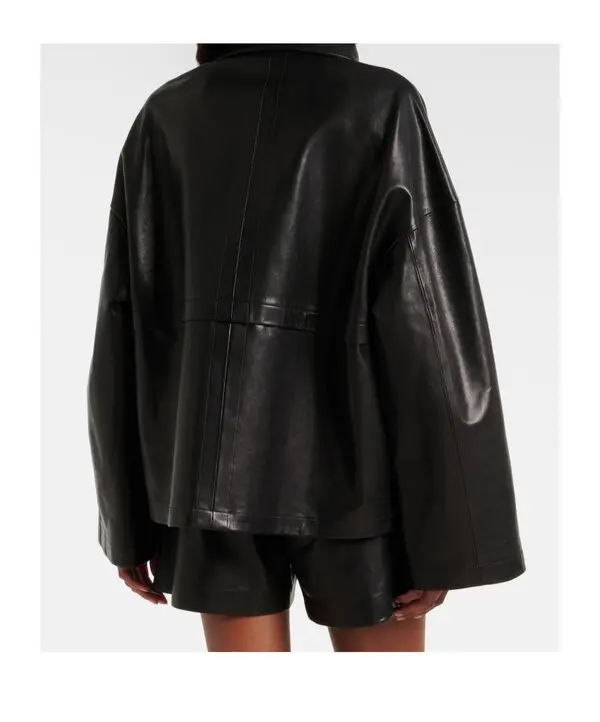Nour Hammour Park Leather Jacket