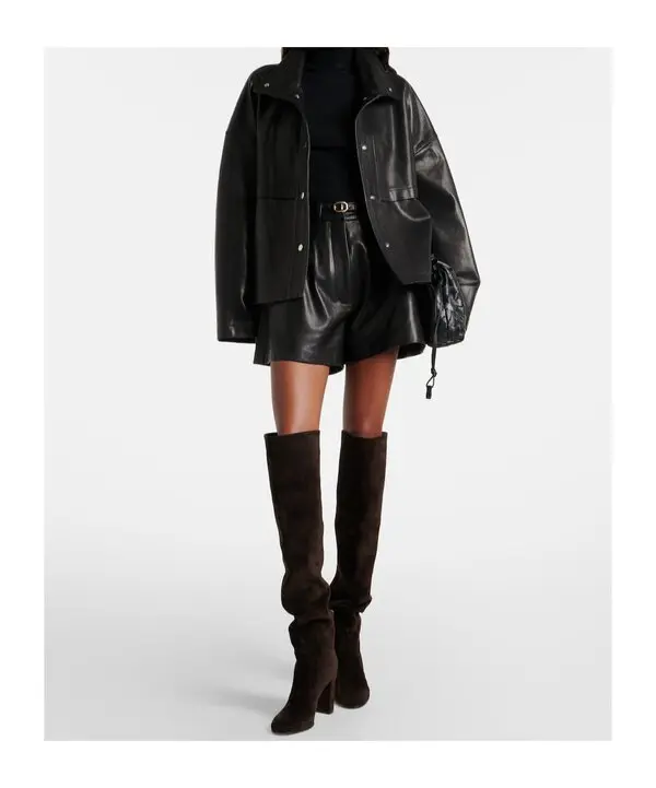 Nour Hammour Park Leather Jacket