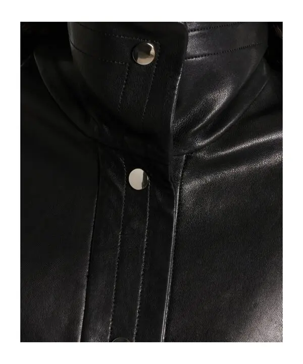 Nour Hammour Park Leather Jacket