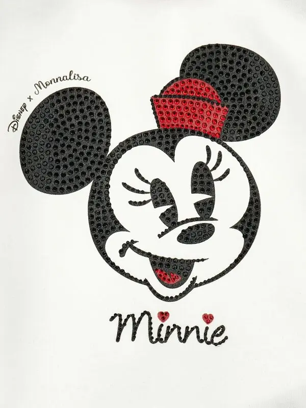Monnalisa Appliqués Minnie T-shirt