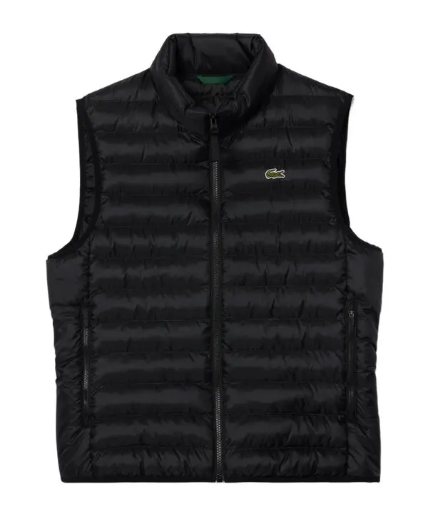 Lacoste Quilted Stand Collar Puffer Gilet