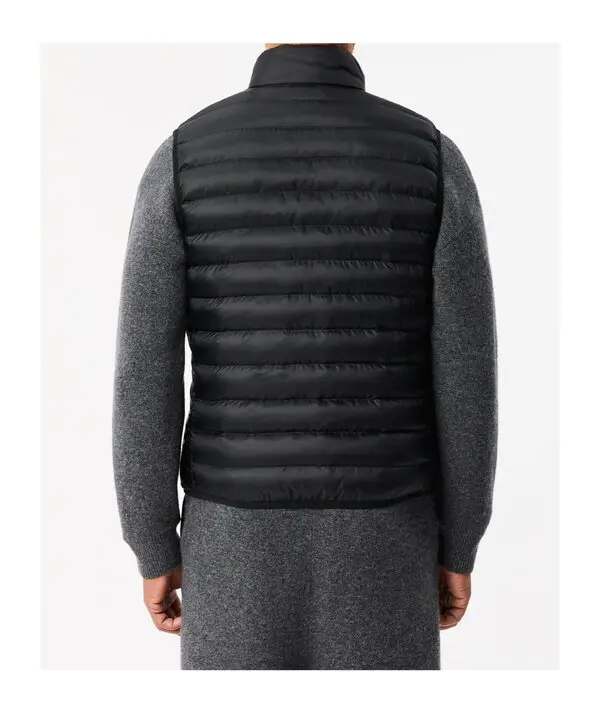 Lacoste Quilted Stand Collar Puffer Gilet