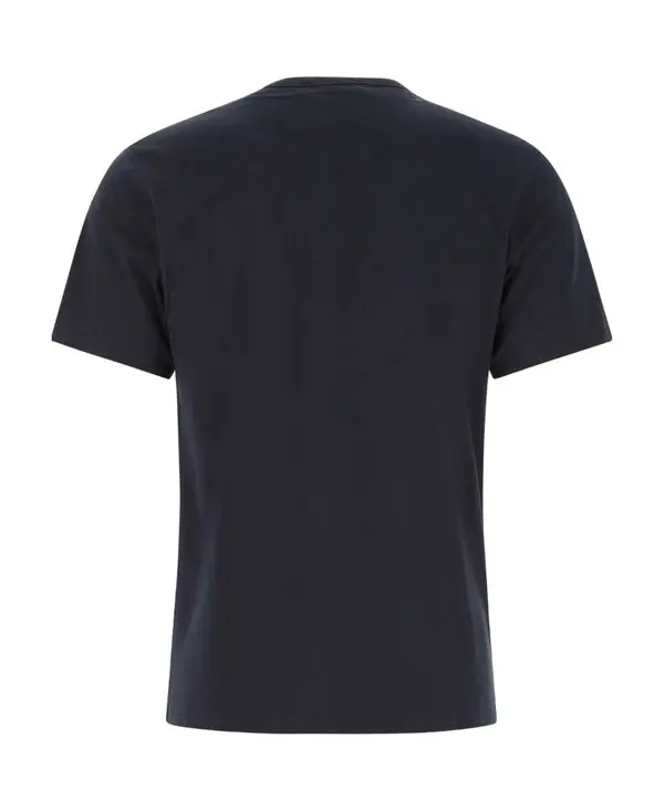 Maison Kitsuné Logo Embroidered Crewneck T-shirt