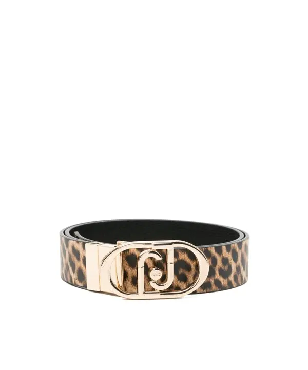 Liu Jo Reversible Animal-printed Belt