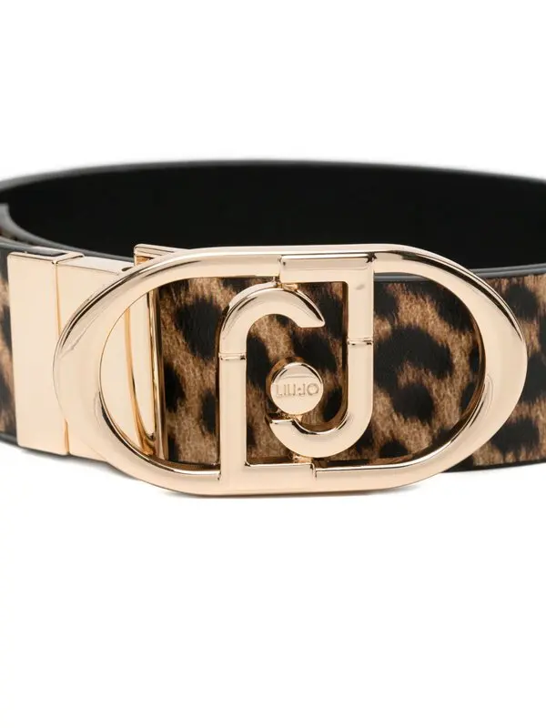 Liu Jo Reversible Animal-printed Belt