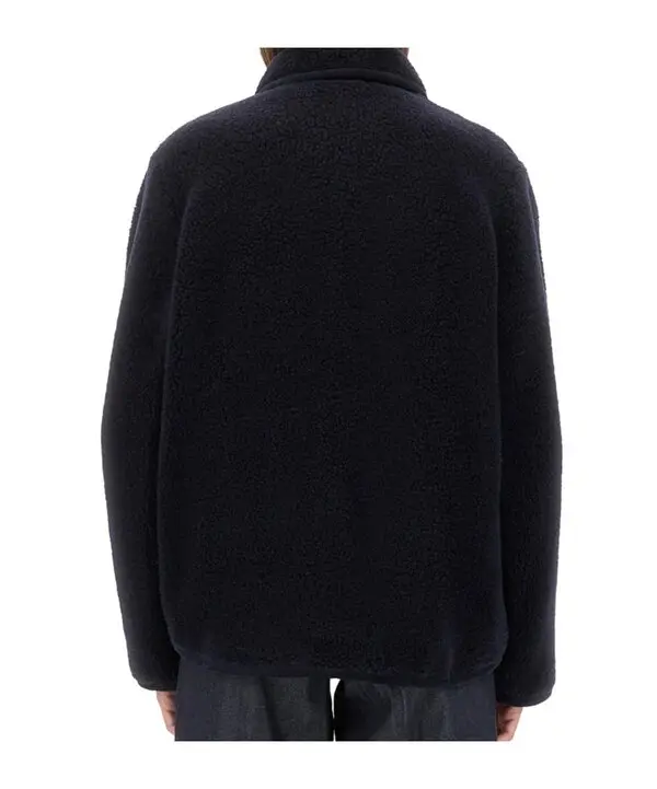 A.p.c. Textured Buttoned Jacket - Blue