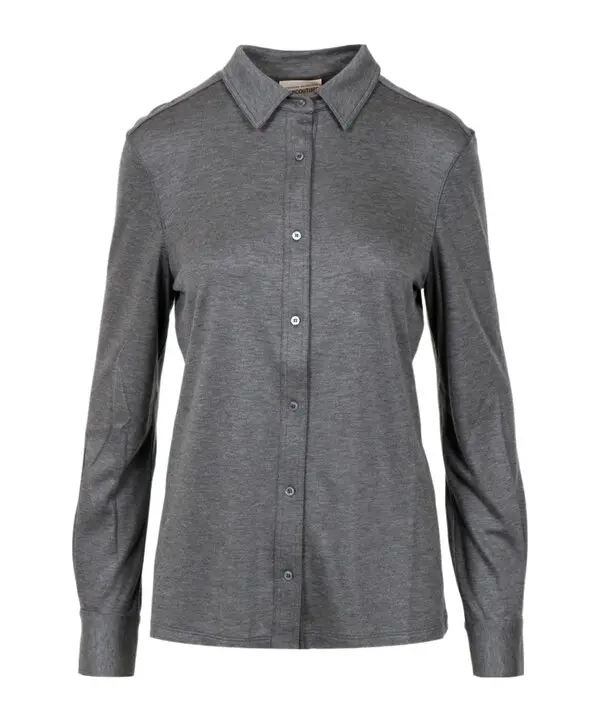 SEMICOUTURE Nuria Gray Shirt - Grey