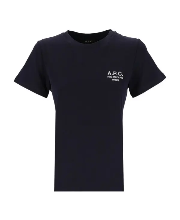 A.p.c. Logo Print Crewneck T-shirt