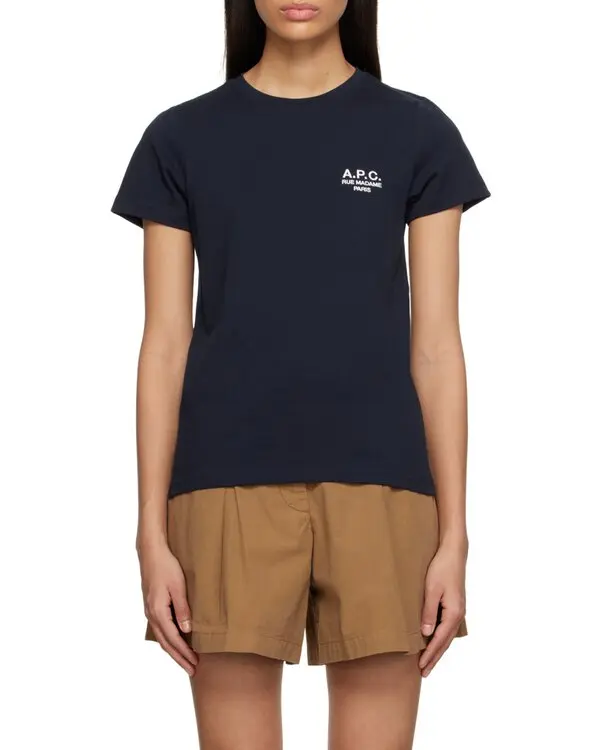 A.p.c. Logo Print Crewneck T-shirt