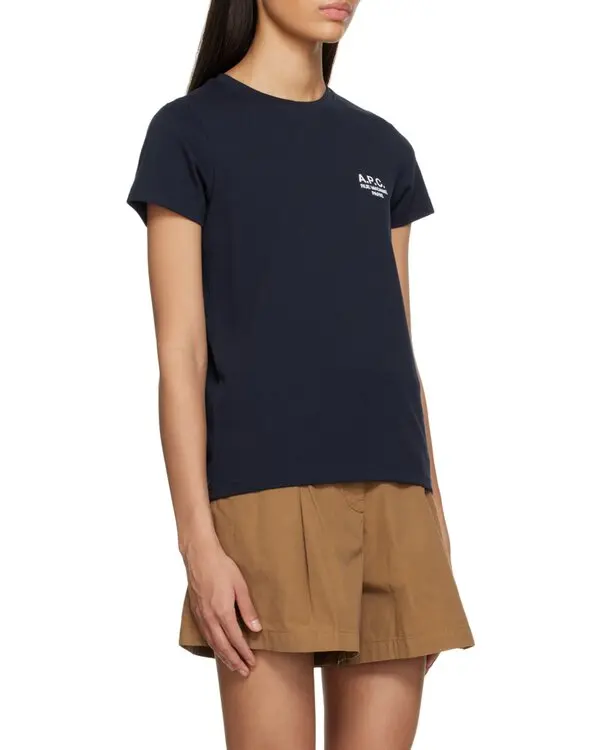 A.p.c. Logo Print Crewneck T-shirt