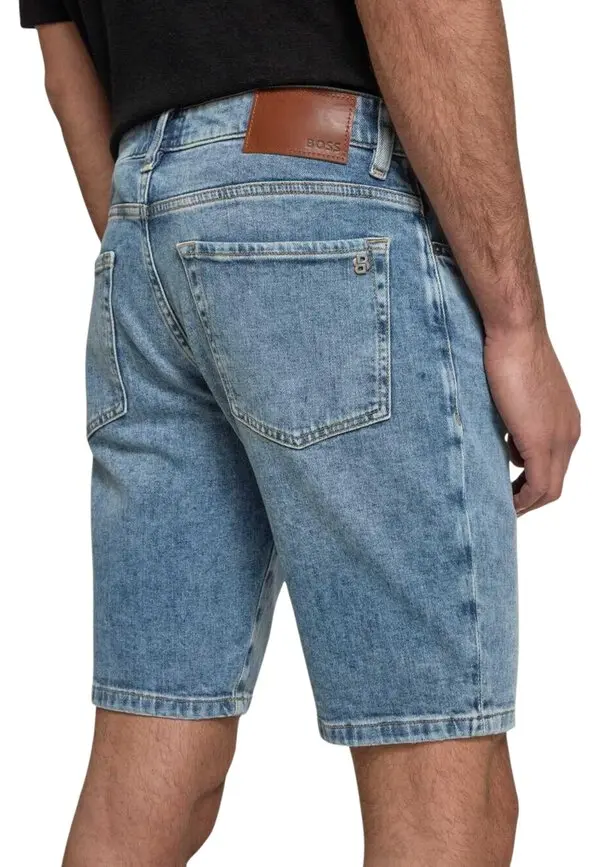 Hugo Boss Maine Denim Bermuda Shorts