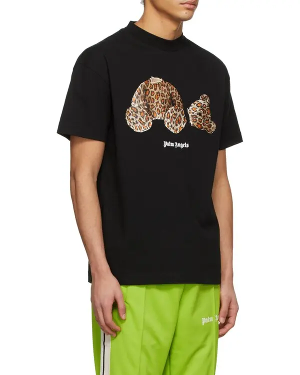 Palm Angels Teddy Bear-print Cotton T-shirt