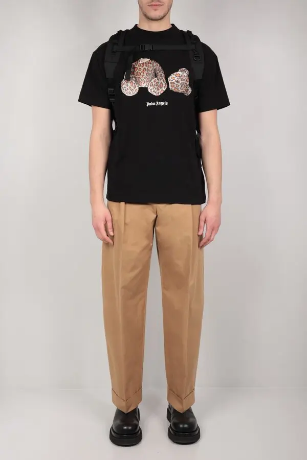 Palm Angels Teddy Bear-print Cotton T-shirt