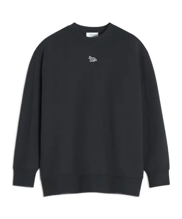 Maison Kitsuné Baby Fox Patch Crewneck Sweatshirt