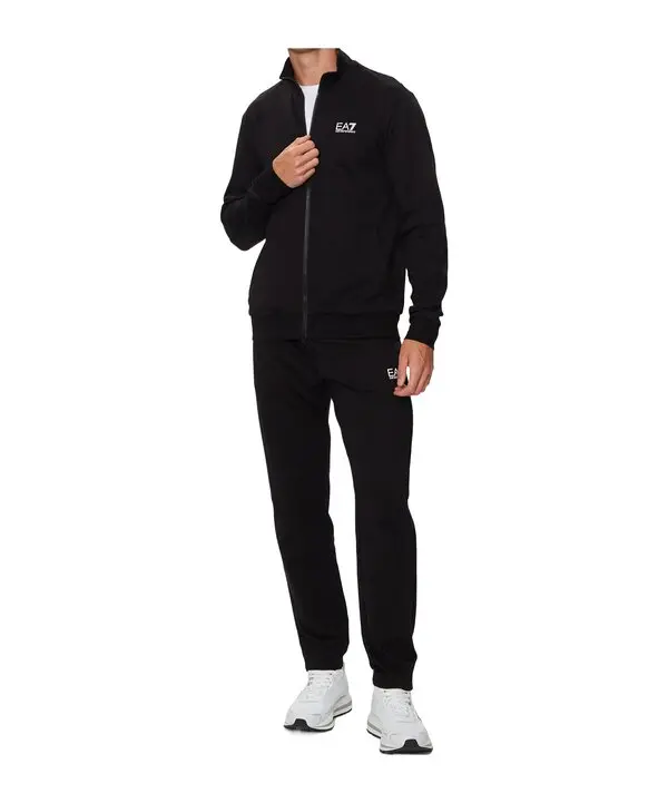 EA7 Zip-up High Neck Sweatshirt