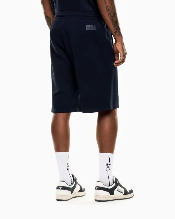 EA7 Logo-embossed Bermuda Shorts