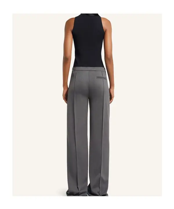 COURREGES High-neck Sleeveless Knit Top With Logo Detail