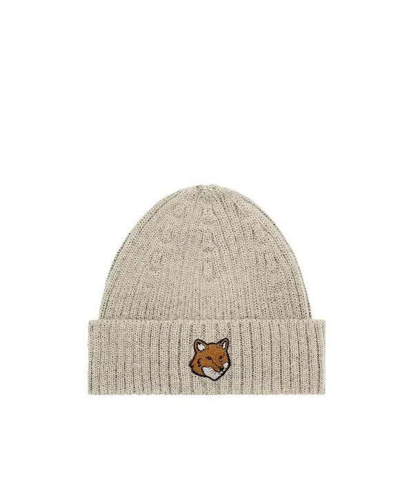 Maison Kitsuné Maison Kitsun Fox Head Beanie