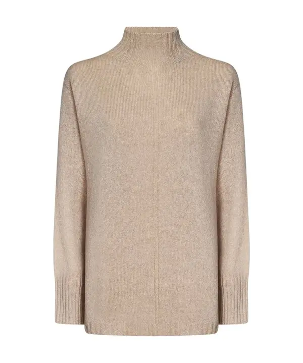 DRUMOHR Mock-neck Sweater - Nude