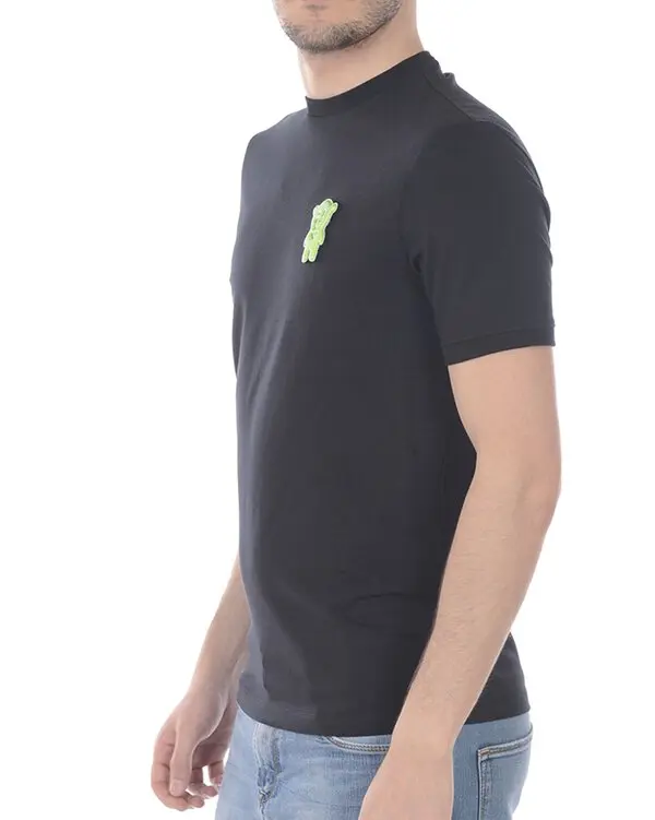 Emporio Armani Short-sleeved Logo-mounted T-shirt
