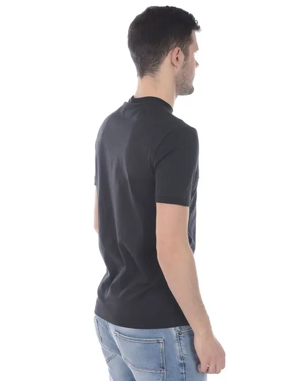 Emporio Armani Short-sleeved Logo-mounted T-shirt