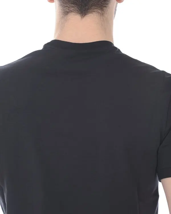Emporio Armani Short-sleeved Logo-mounted T-shirt